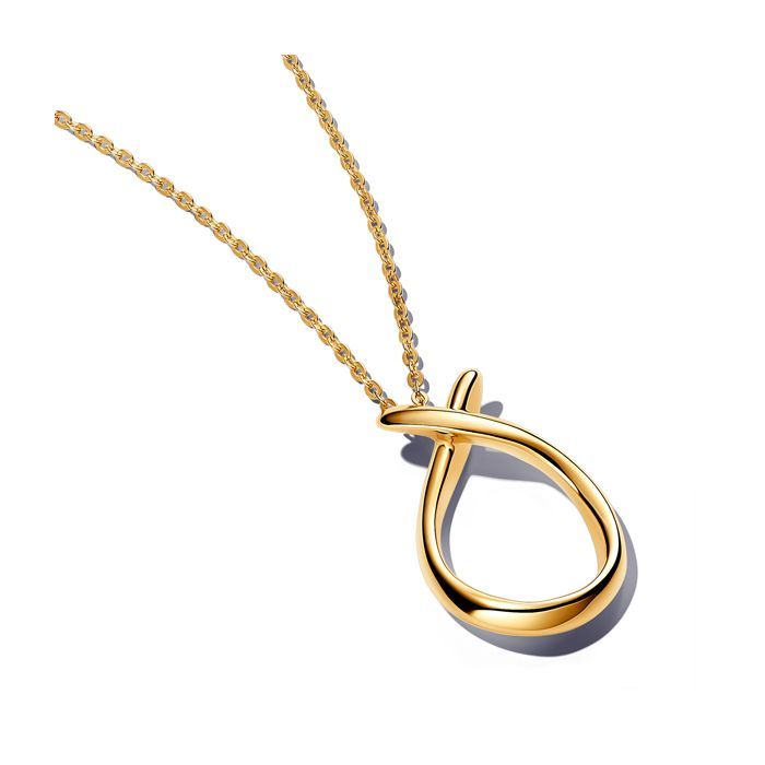 Pandora Organically Shaped Pendant Necklace halsband 50 cm 363316C00-50 ...