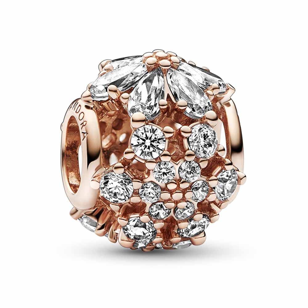 Pandora Timeless Sparkling Herbarium Cluster Round Charm 782383C01 ...