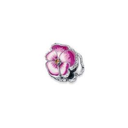 Pandora Pink Pansy Flower Charm 790777C01 | Kulta-Center.com