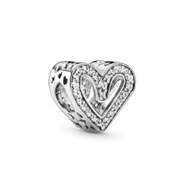 Pandora Freehand Heart Charme 798692C01 | Kulta-Center.com